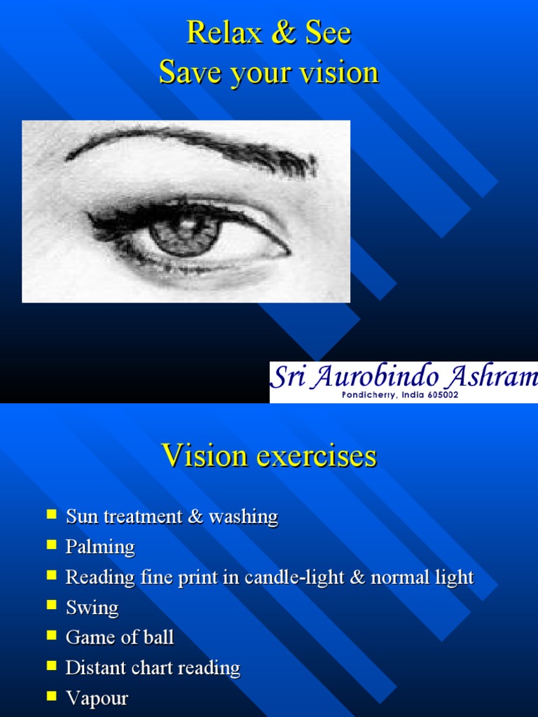 Vision Exercises for Eye Health | PDF
