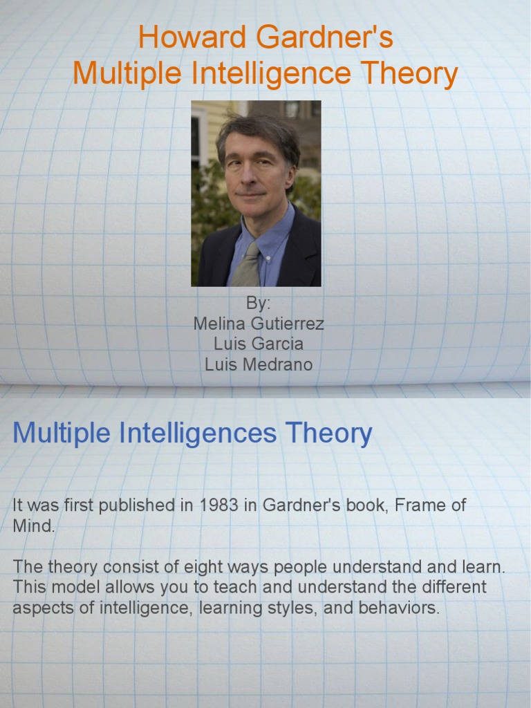Understanding Multiple Intelligences Theory | PDF | Neuropsychological ...