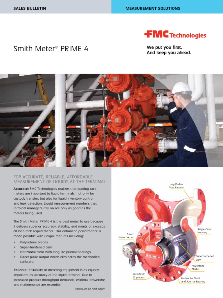 Smith Meter Prime 4 | Bearing (Mechanical) | Mechanical Engineering