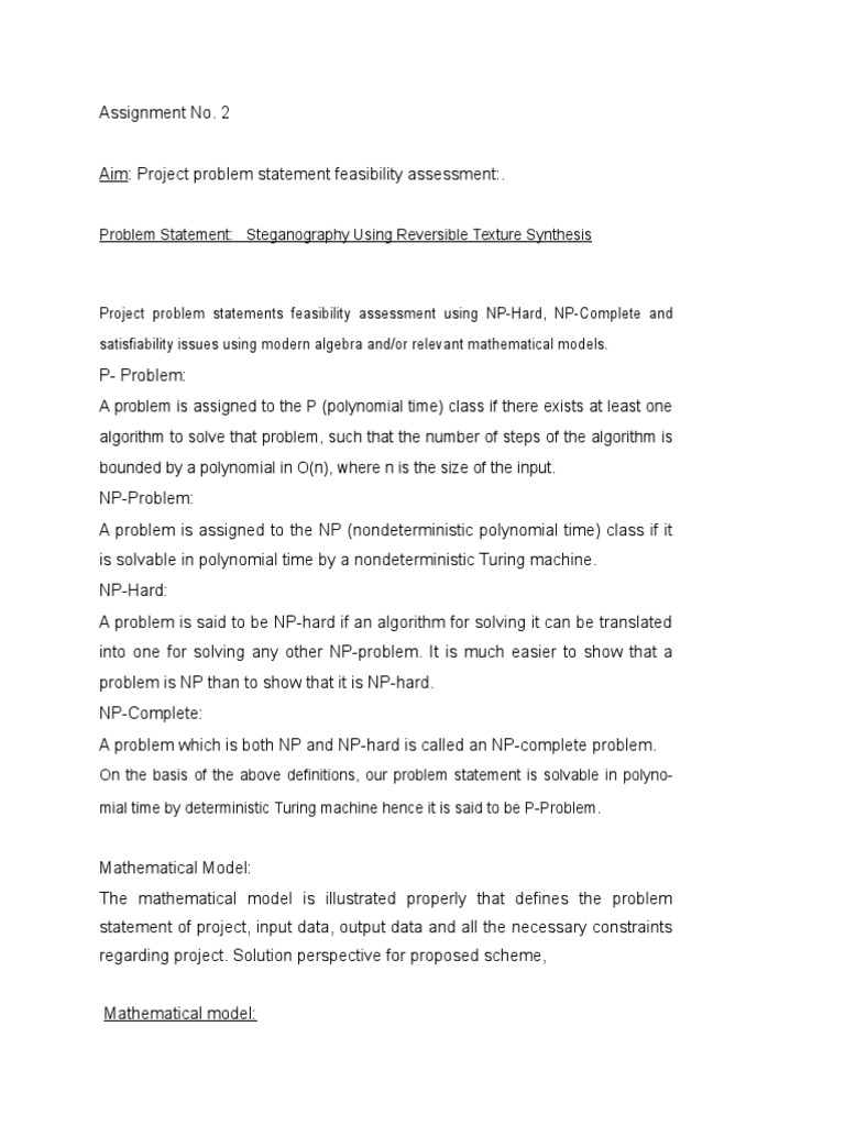 Assignment No 2 | PDF