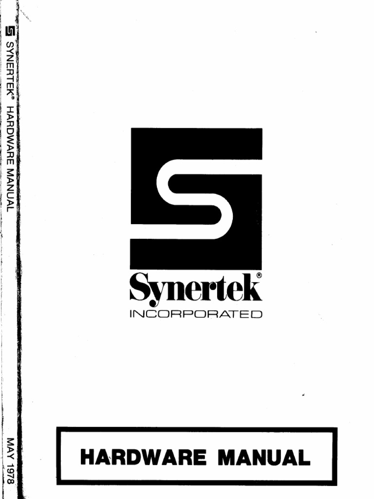 Synertek Hardware Manual PDF | PDF