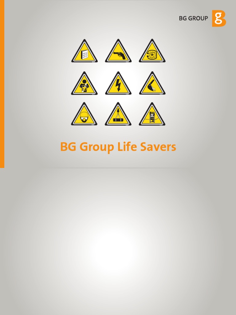BG-LifeSavers Booklet v2010 | PDF | Occupational Safety And Health | Excavation (Archaeology)