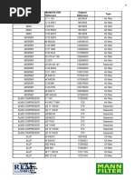 Cross Reference Mann 00018 | PDF