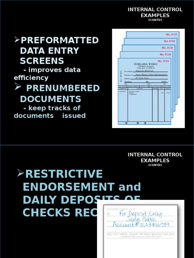 Preformatted Data Entry Screens: Prenumbered Documents | PDF