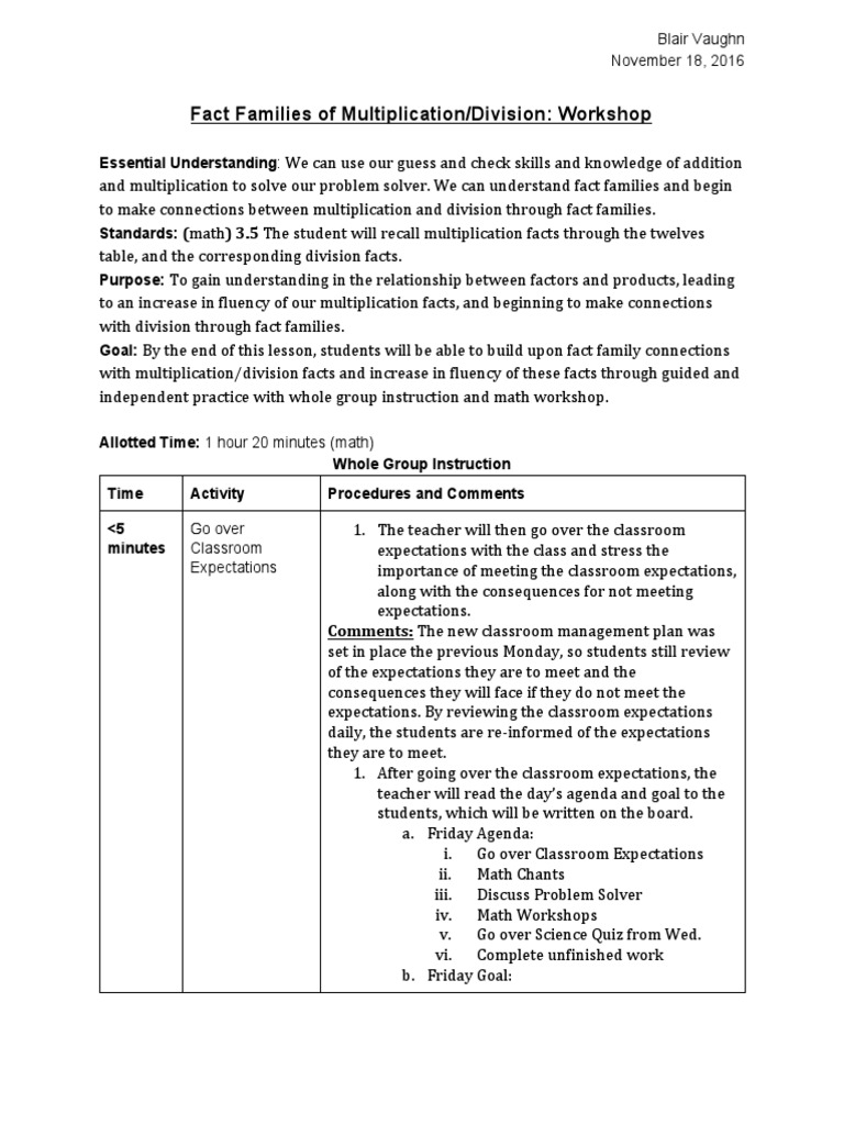 Teachingmath Day10111816 | PDF | Division (Mathematics) | Multiplication