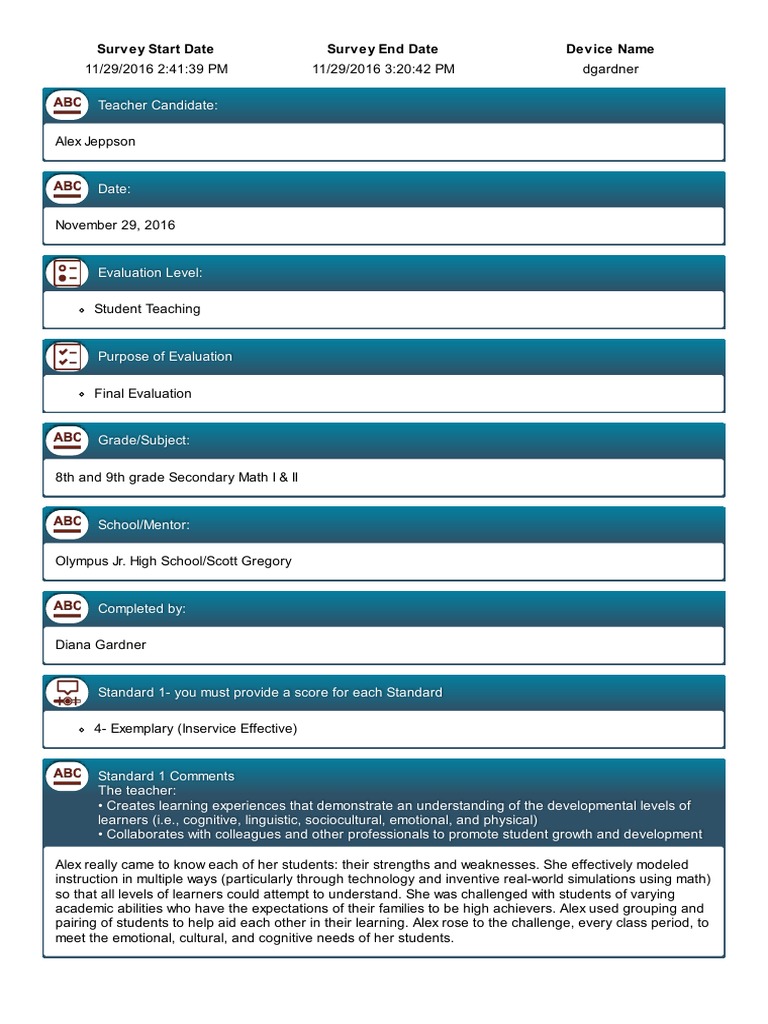 Final Eval | PDF | Learning | Teachers