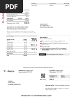 T Mobile Bill Statement PDF | PDF | T Mobile Us | Receipt