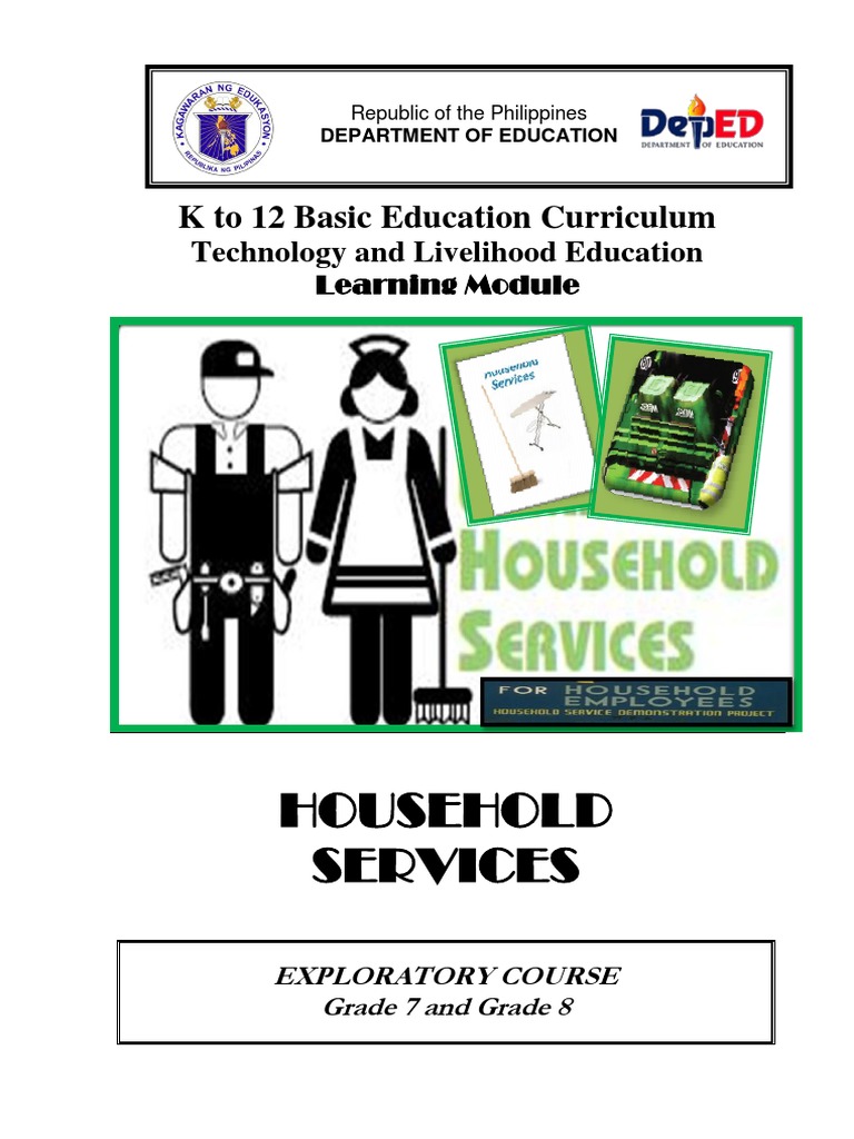 Household Services LM | PDF | Vacuum Cleaner | Housekeeping