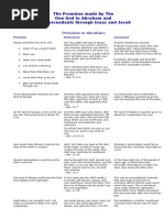 Abrahamic Covenant Chart | PDF | Jacob | Abraham