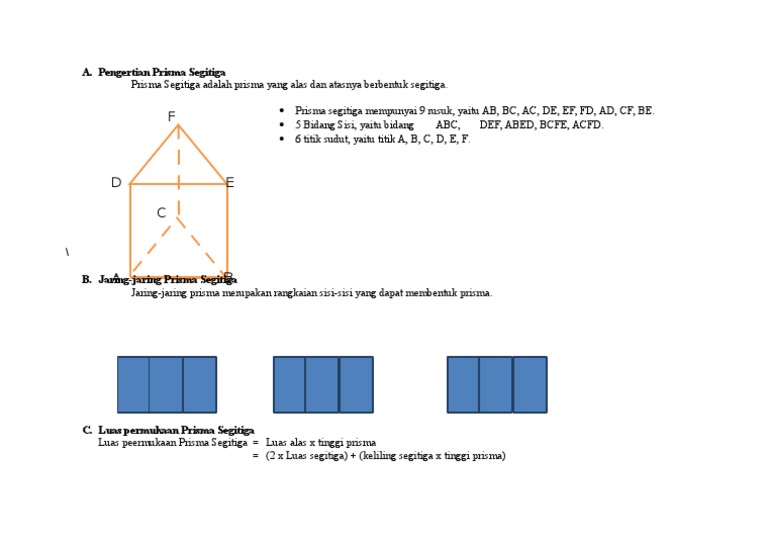 Pengertian dan Luas Prisma Segitiga | PDF | Metode & Bahan Ajar | Griya ...