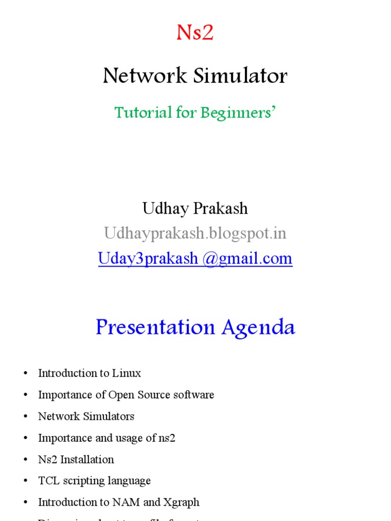 Ns2 Network Simulator Tutorial For Begineers PDF | PDF | Software Development | Computer Engineering
