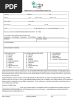 Physical Restraint Monitoring Form | PDF | Medicine | Health Care