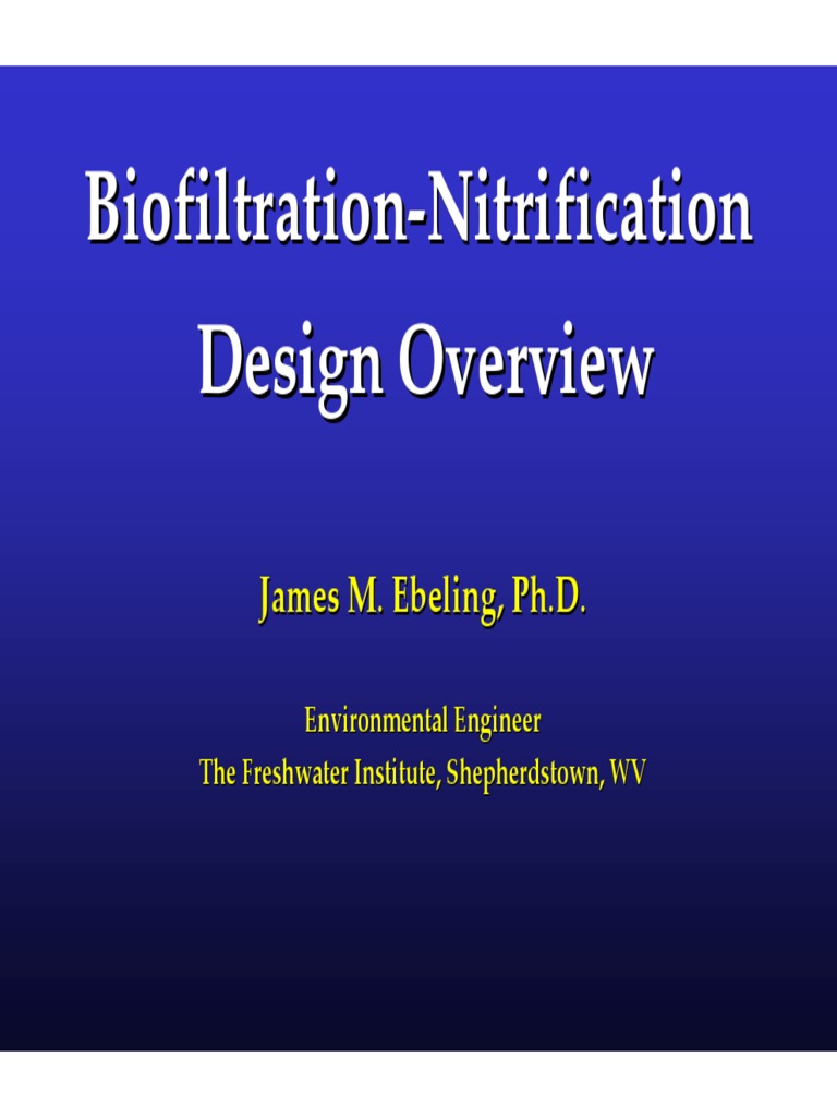 Biofiltration-Nitrification Design PDF | PDF | Chemistry | Chemical ...
