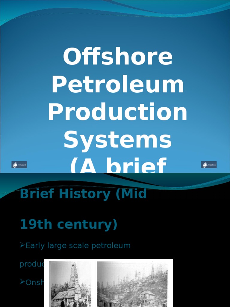 Offshore Petroleum Production Systems | PDF | Offshore Drilling | Civil ...