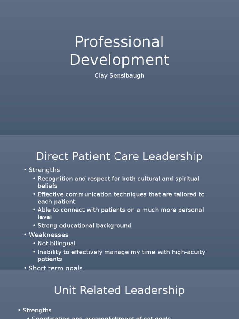 Professional Development Powerpoint | PDF