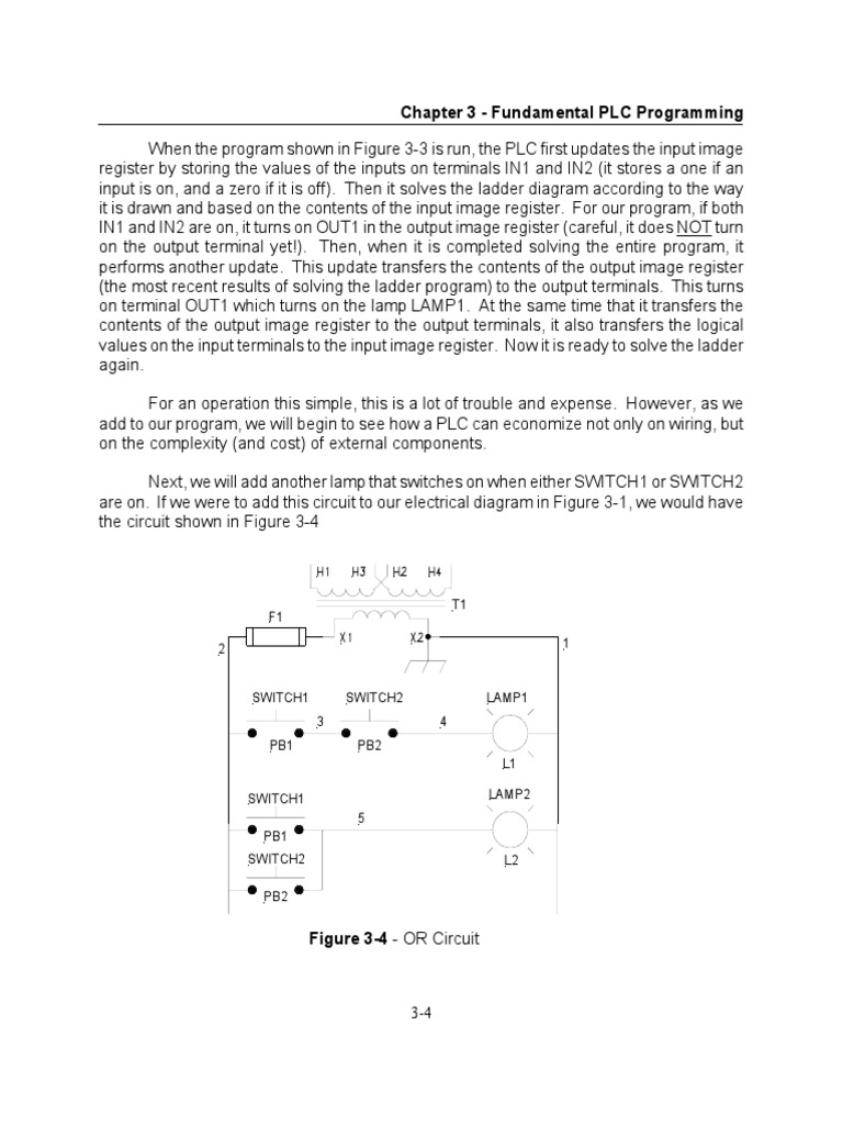 Chapter 3 - Fundamental PLC Programming: H1 H3 H2 H4 T1 | Download Free PDF | Programmable Logic ...