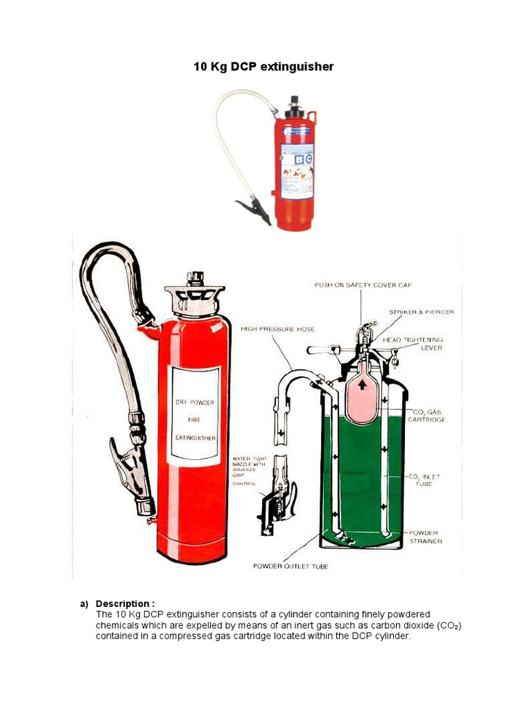 10 Kg DCP Fire Extinguisher Guide | PDF | Science & Mathematics ...