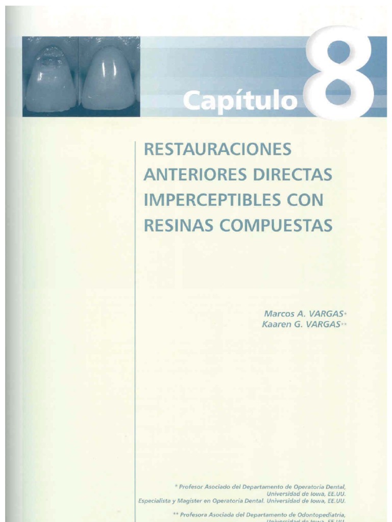 Est Tica en Odontologia Restauradora Cap8 | PDF