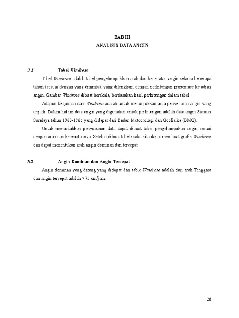 Analisis Angin Fetch Rekayasa Pelabuhan | PDF