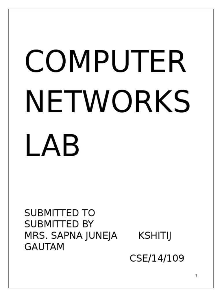 Computer Networks | PDF | Network Topology | Transmission Medium