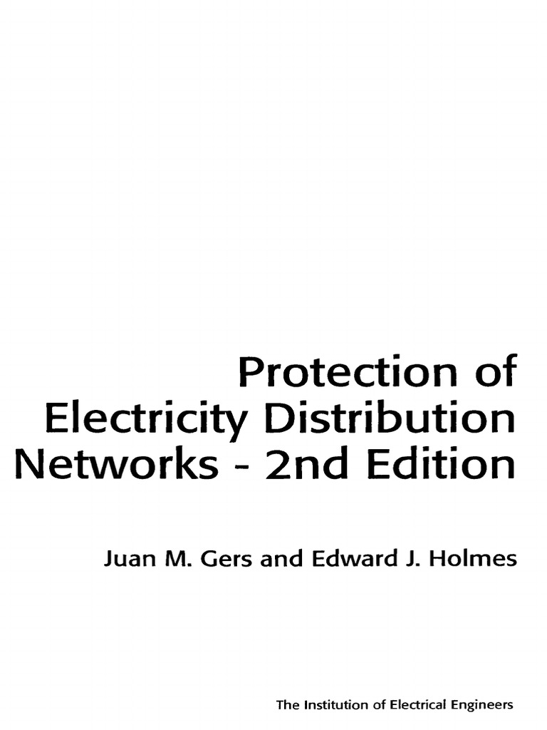 Electricity Distribution Networks-2nd Edition: Protection of | PDF ...