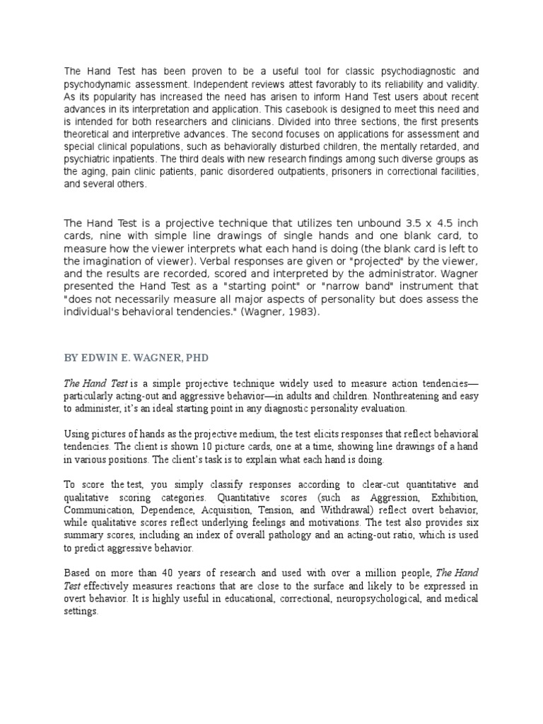 By Edwin E. Wagner, PHD | PDF