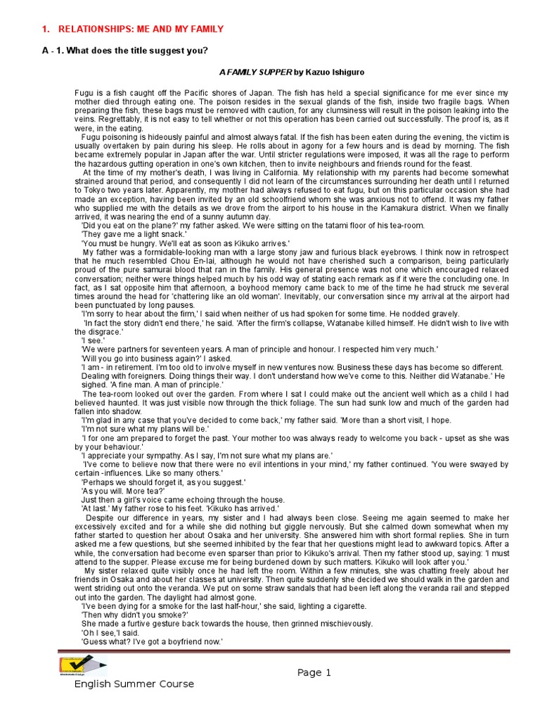 English Summer Course - BOOK | PDF