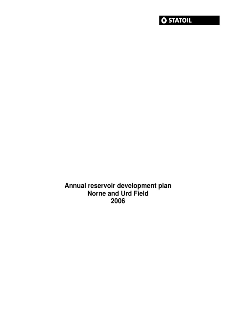 Norne and Urd Annual Reservoir Development Plan 2006 | Download Free ...