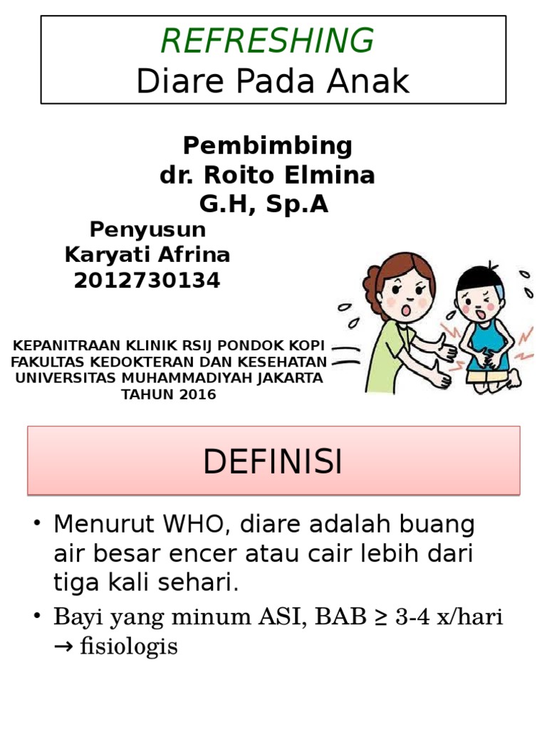 Penyebab dan Penanganan Diare Berat Anak | PDF
