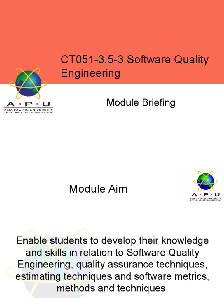 APU Lecture 1 - Module Briefing | PDF