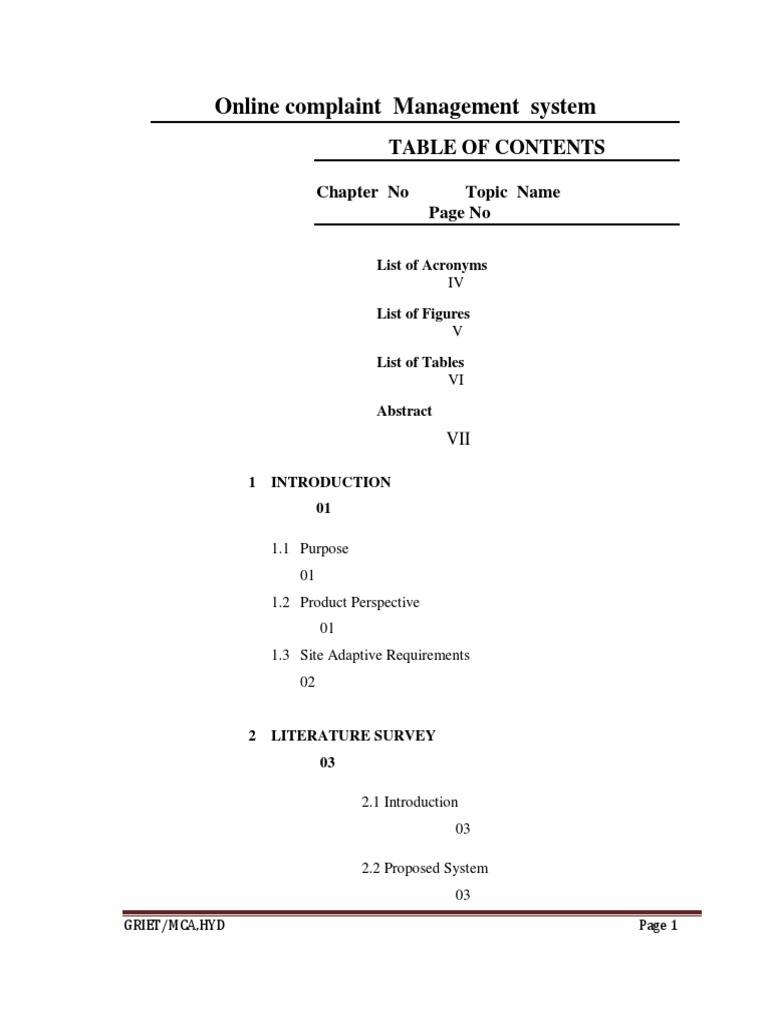 Online Complaint Management System | PDF | Java Script | Unified ...