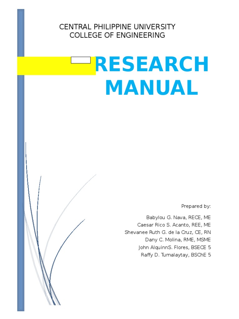 Research Manual May2014 | PDF | Abstract (Summary) | Thesis