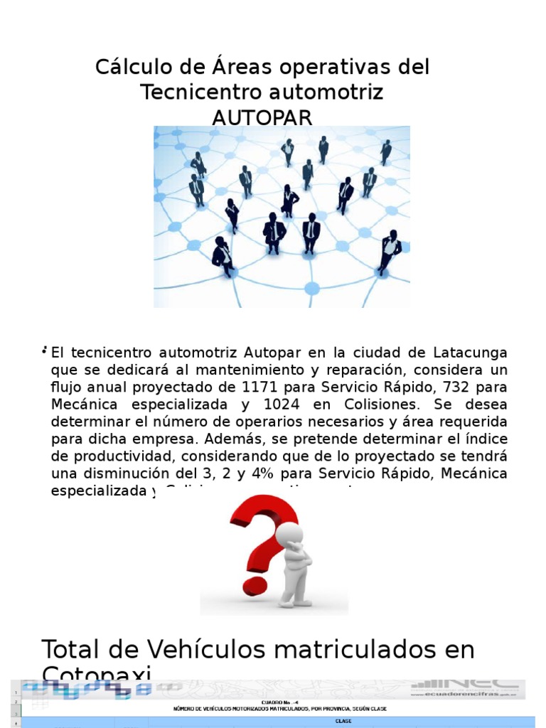 Cálculo de Áreas Operativas y de Apoyo | PDF