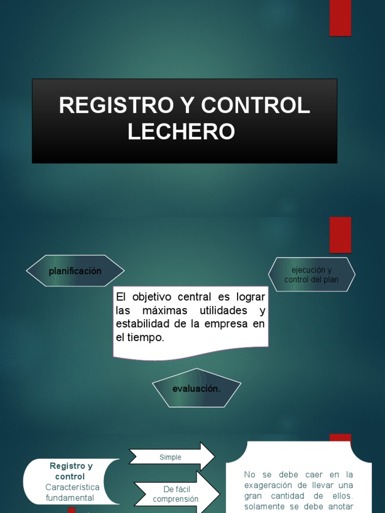Registro y Control Lechero (MEJ.G.) | PDF | Vacas | Leche
