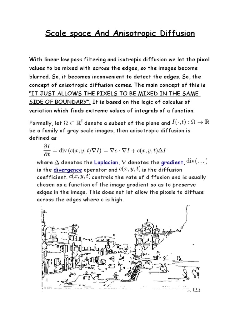 Scale Space and Anisotropic Diffusion: Laplacian Gradient Divergence ...
