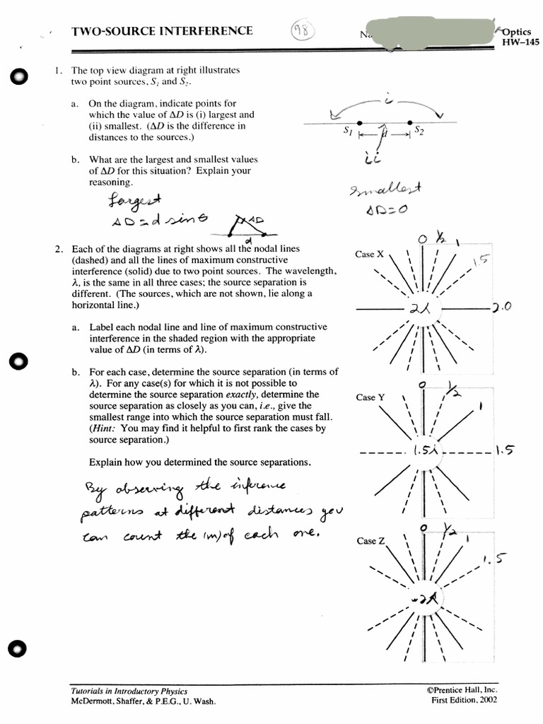 Tutorials in Introductory Physics Homework 145-147 | PDF | Teaching And ... Tutorials in Introductory Physics Homework 145-147 | PDF | Teaching And ...