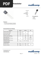 DB3 (Diac) Datasheet | PDF | Diode | Electrical Resistance And Conductance