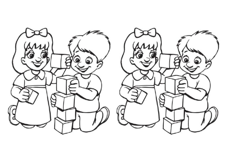 Fisa Joc Copii de Colorat | PDF