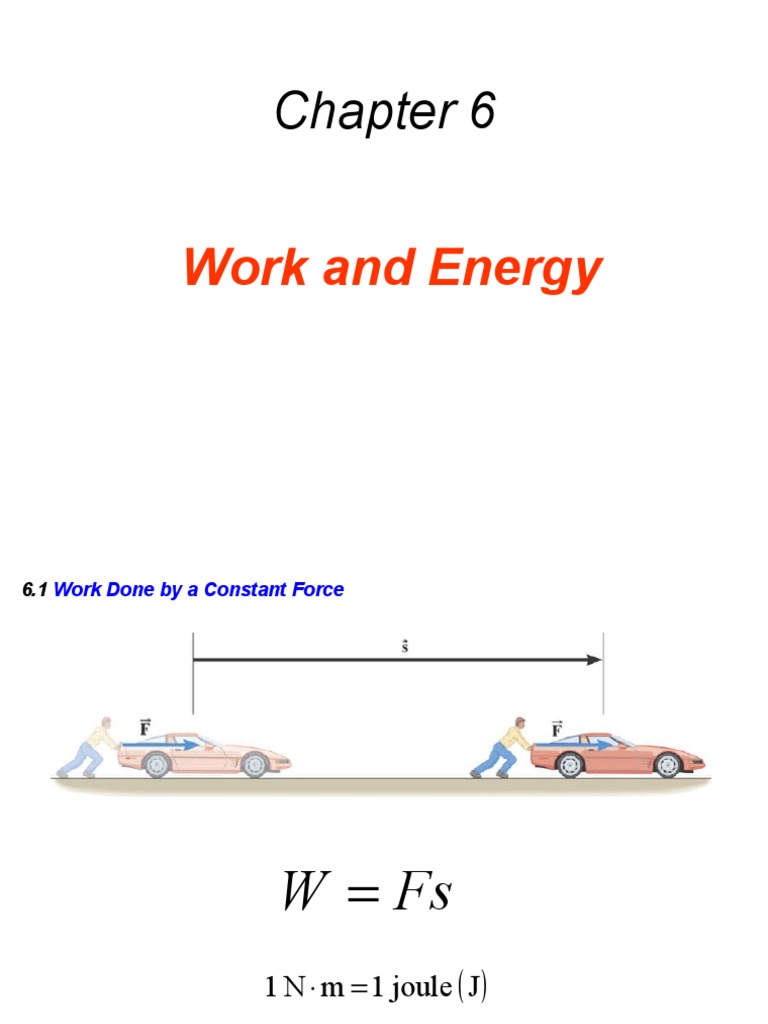 Physics: Work and Energy | Kinetic Energy | Force