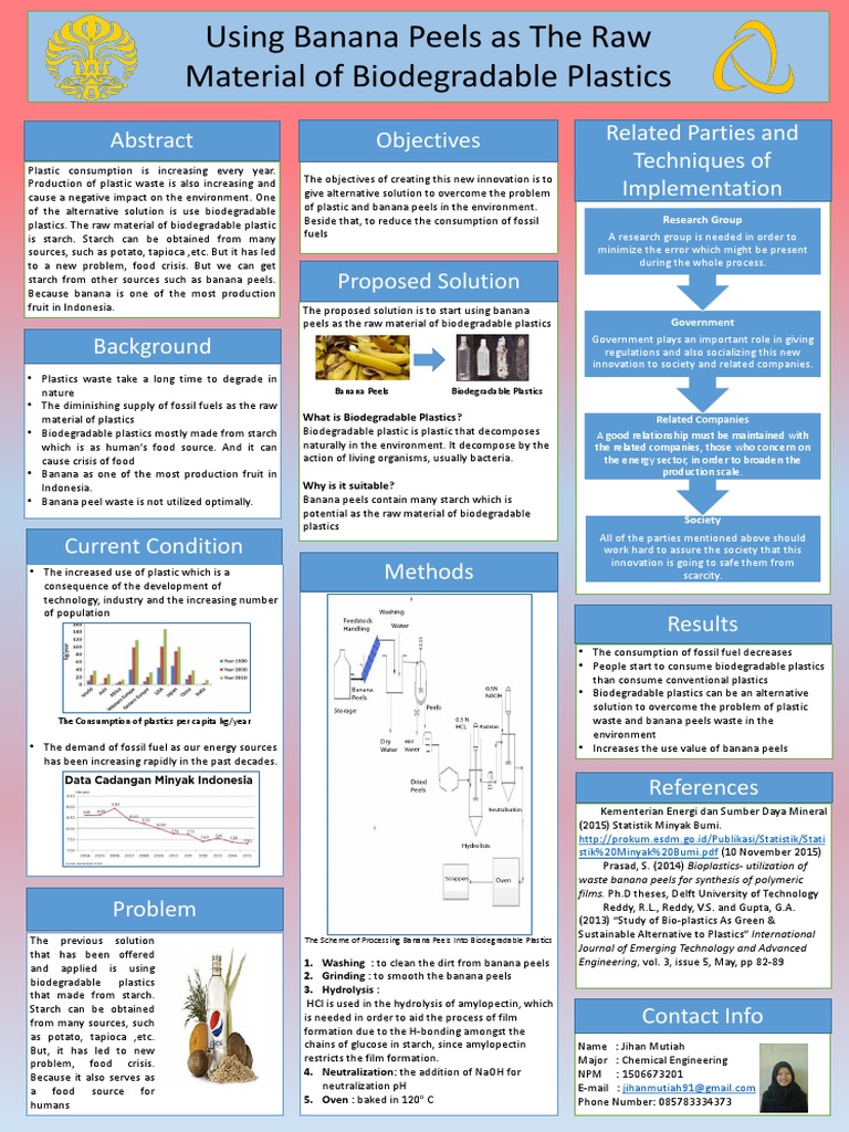 Poster Cakkkom | PDF | Biodegradation | Plastic