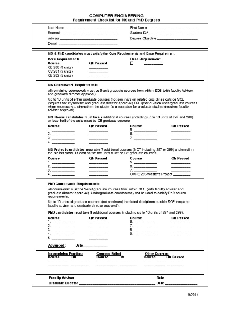 CE Checklist 0 | PDF