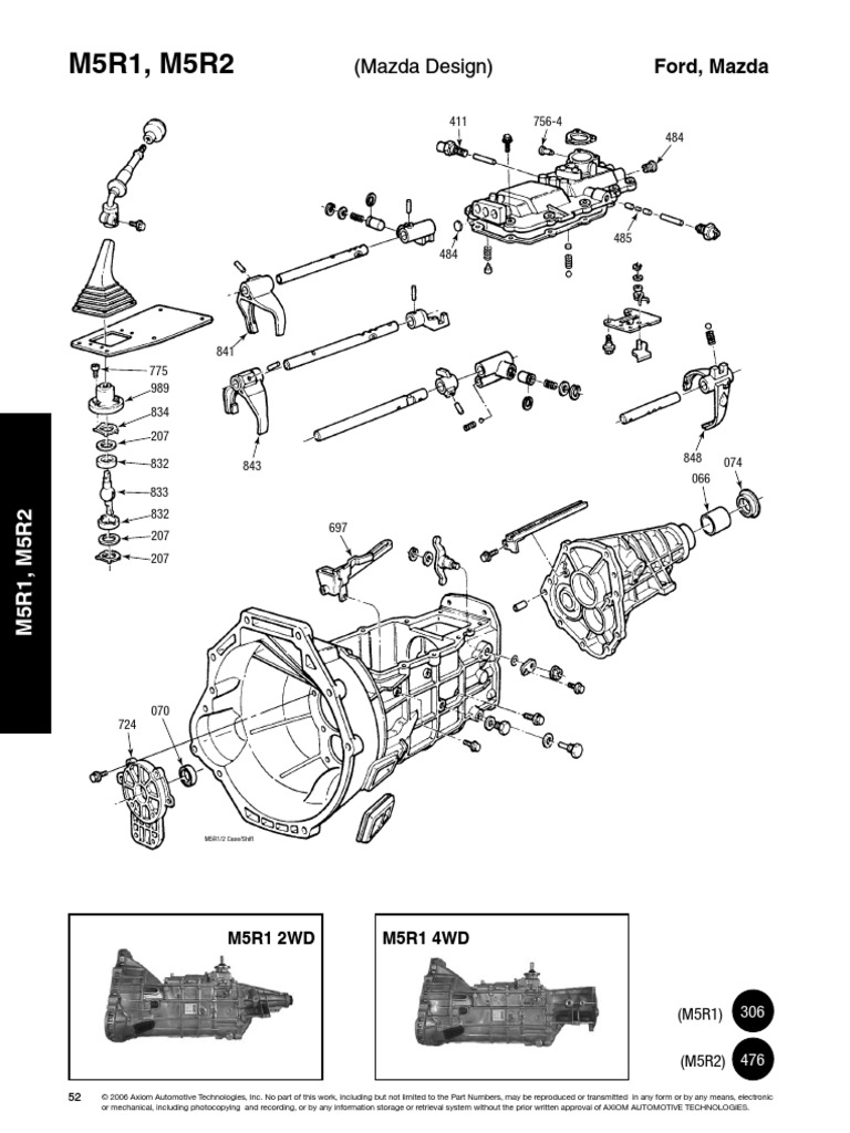 Ranger - Manual de Peças M5R1 M5R2 RKE | PDF | Gear | Axle