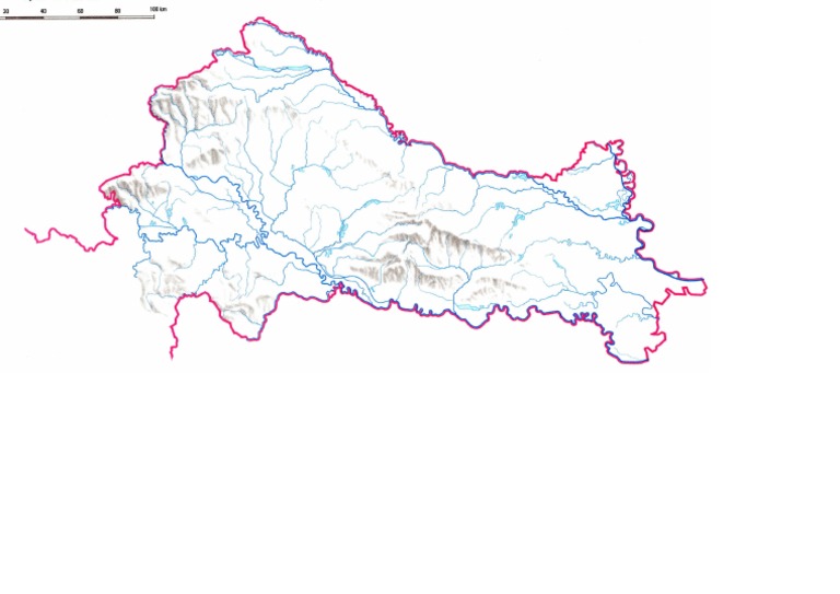 Panonska Hrvatska - Slijepa Karta | PDF