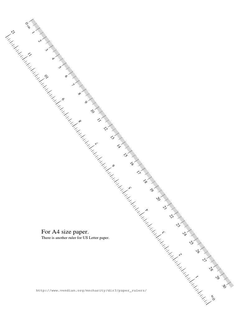 Ruler Foot A4.ps | PDF