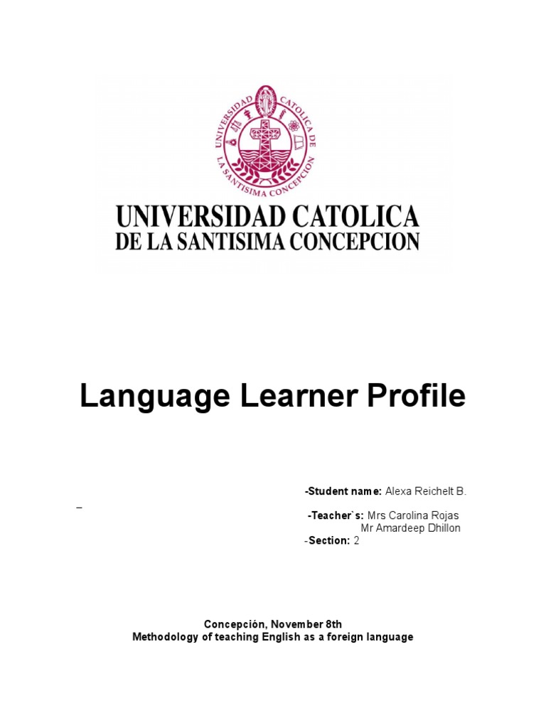 Languagelearnerprofile | PDF | Second Language | Psycholinguistics