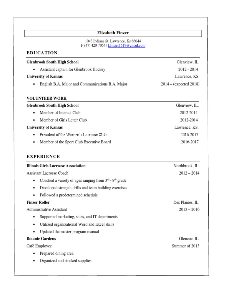 Liza Resume PDF | PDF