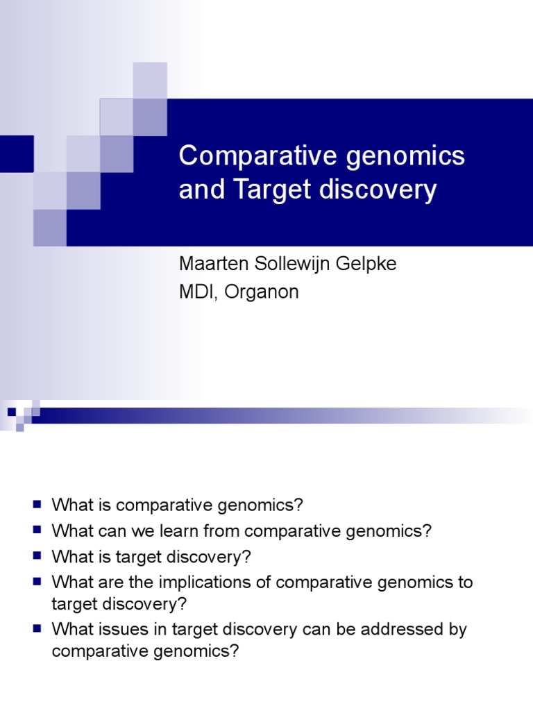 Comparative Genomics
