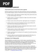 Debate Cue Cards Template | PDF