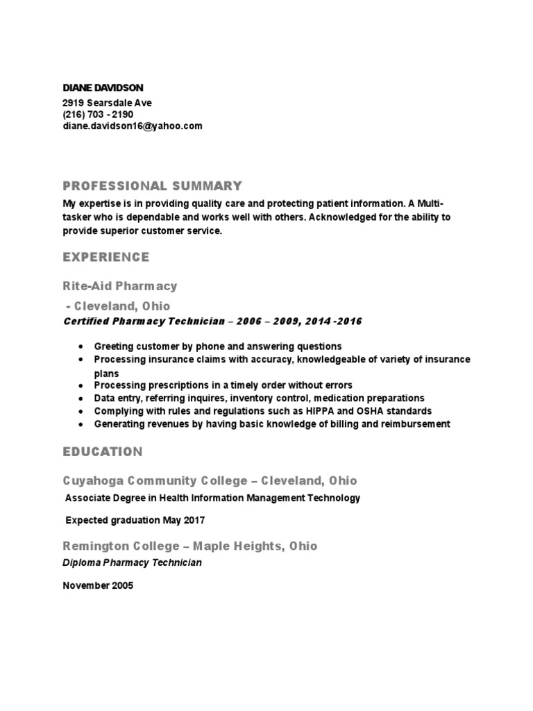 Eportfolio Resume | PDF