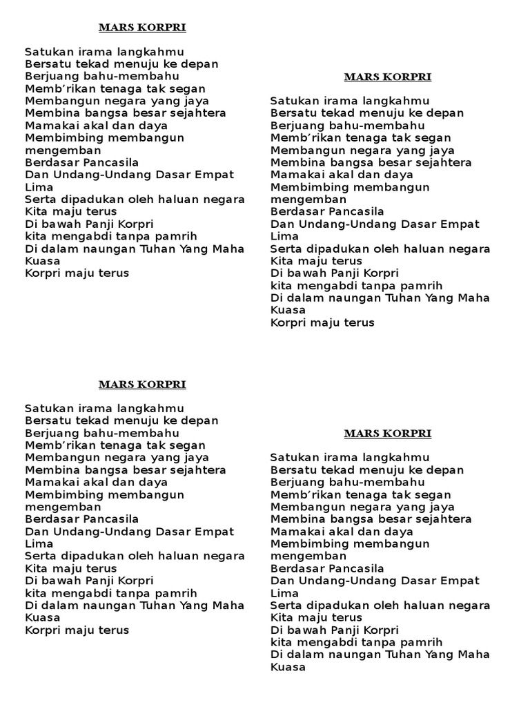 Mars Korpri | PDF